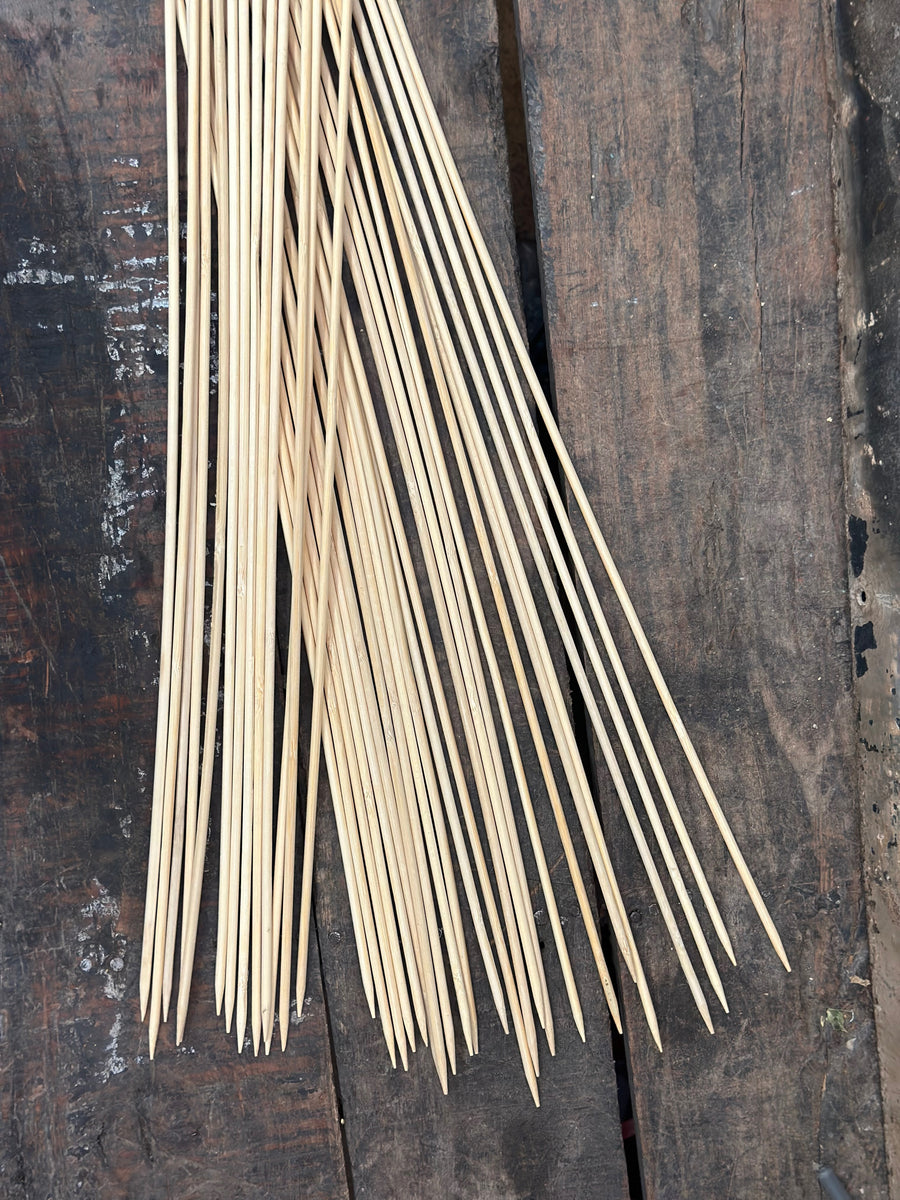 36 Pack Wood Marshmallow Sticks CLOSEOUT